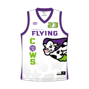 TBL Frederic Flying Cows Basketball V-Neck Basketball Jerseys - Wooter